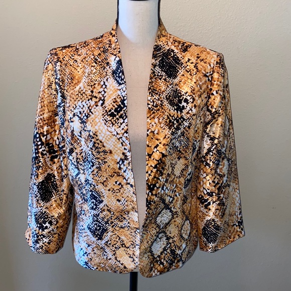 Kasper | Jackets & Coats | Kasper Snake Print Blazer | Poshmark